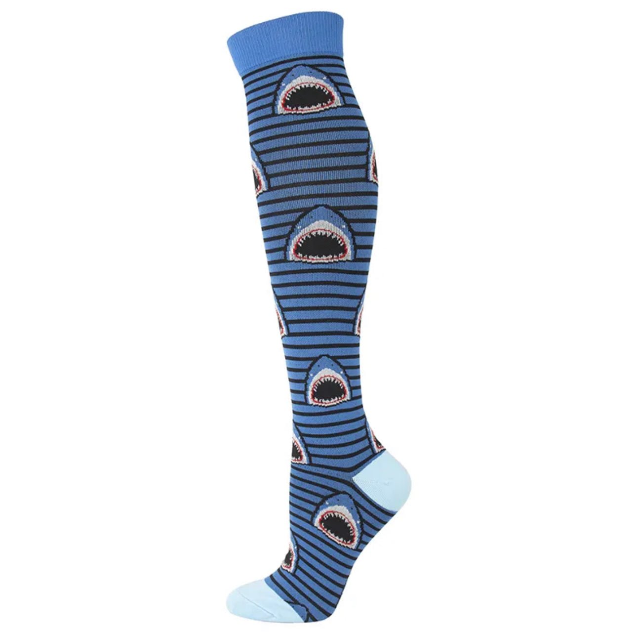 Shark Lovers High Compression Socks – Crazy Sock Thursdays