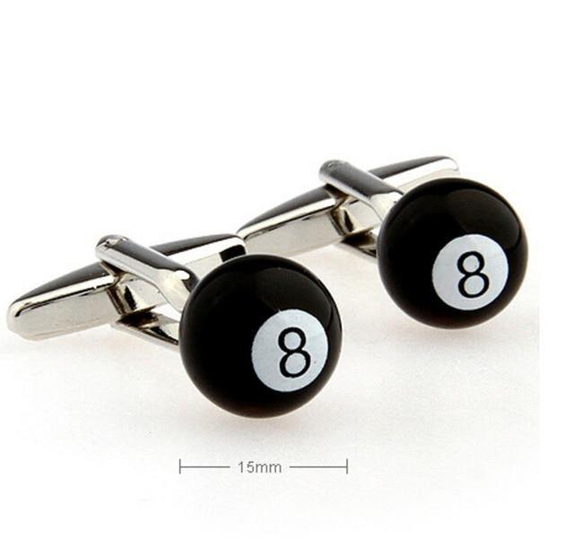 8 Ball Cufflinks – Crazy Sock Thursdays