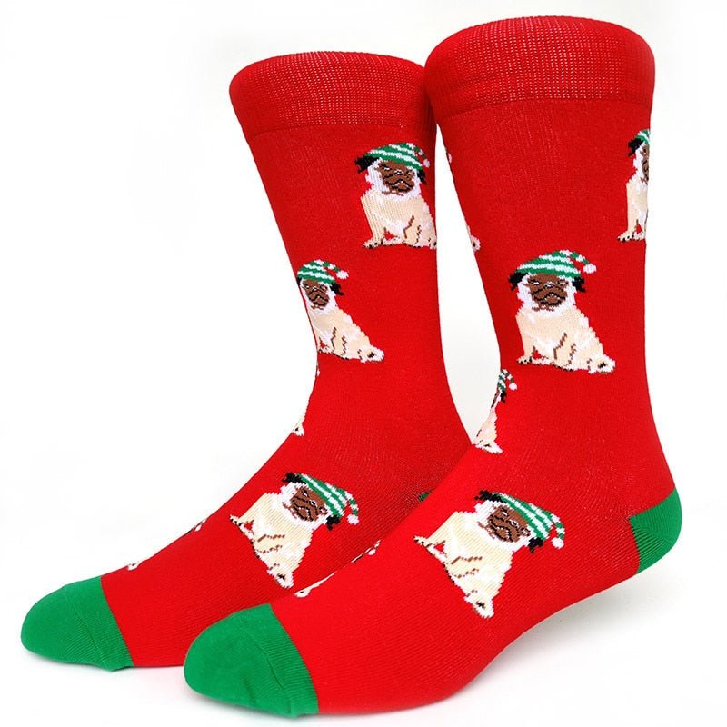 Christmas Puppy Dog Crazy Christmas Socks – Crazy Sock Thursdays