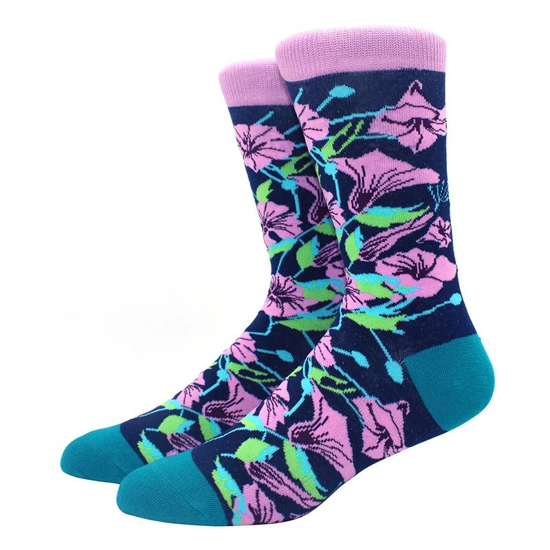 Classy Floral Crazy Socks – Crazy Sock Thursdays
