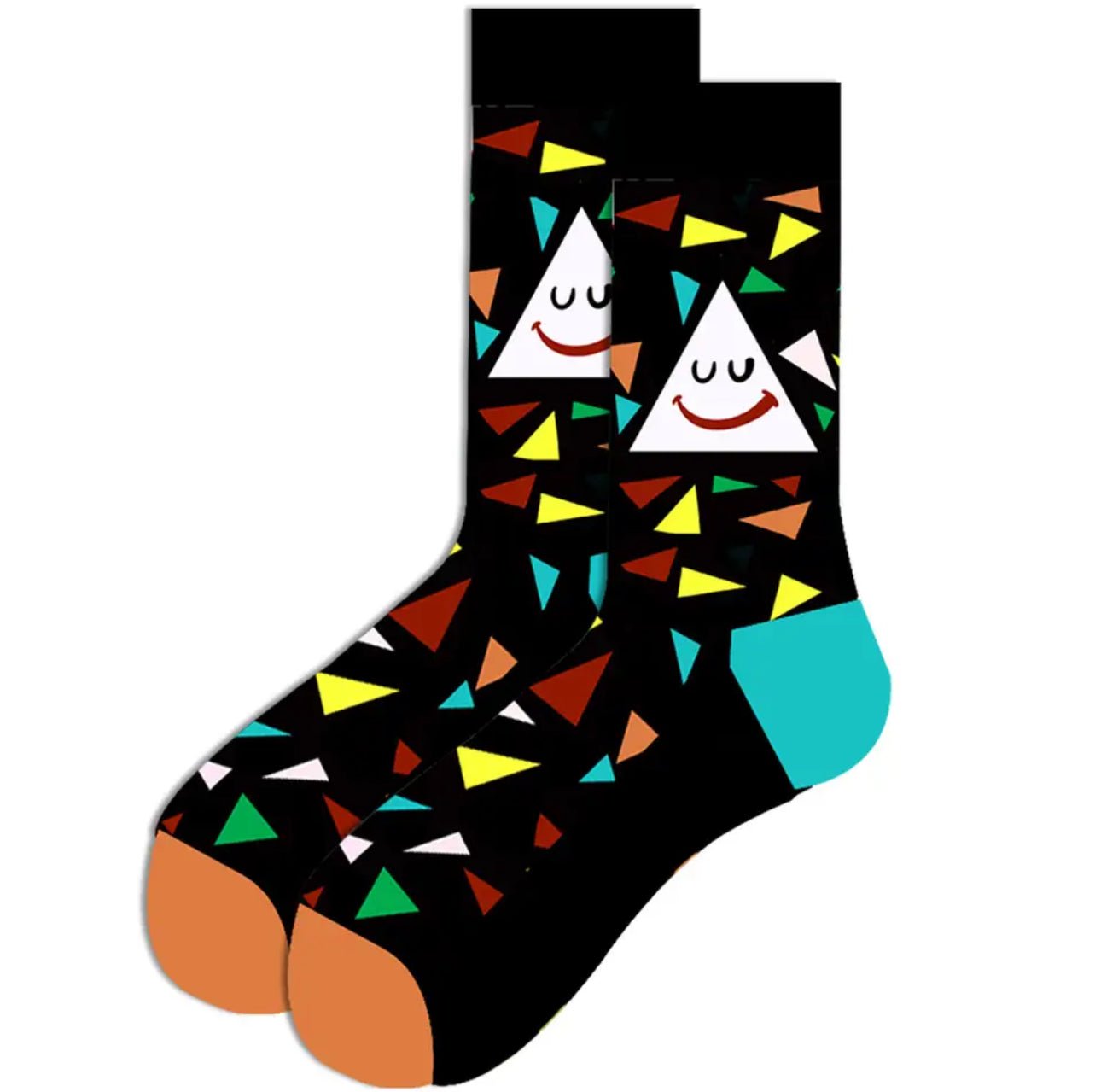 Happy Triangles Crazy Socks – Crazy Sock Thursdays