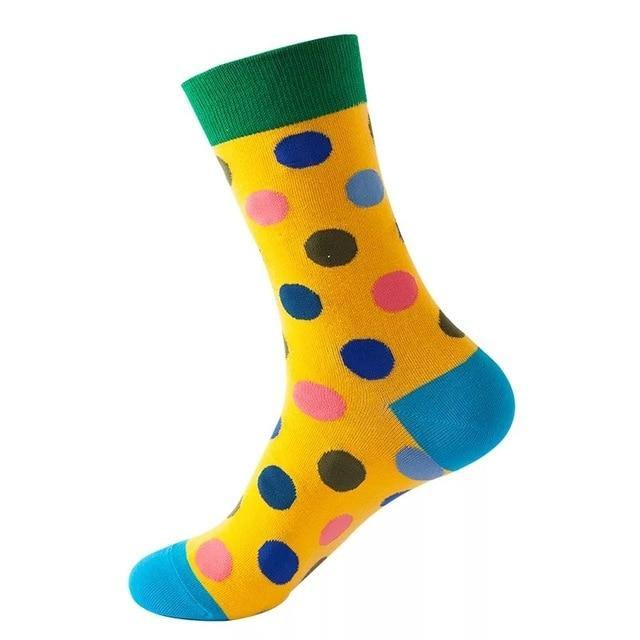 Polka Dot Yellow Crazy Socks – Crazy Sock Thursdays