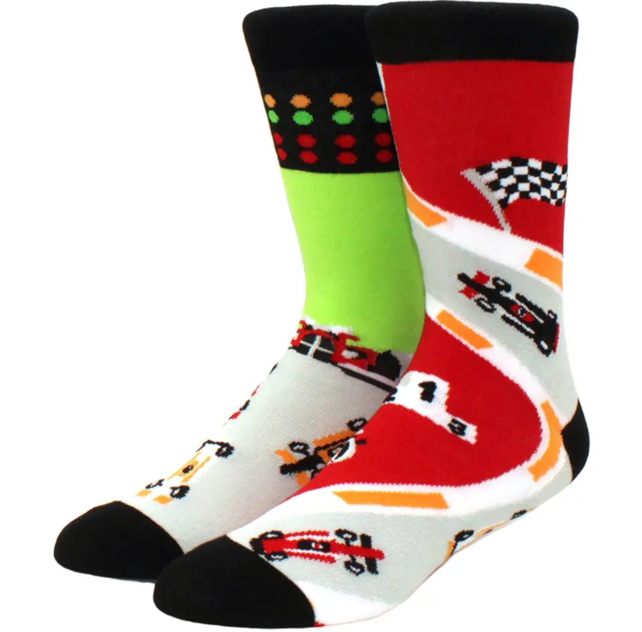 Race Car Odd Paired Socks – Crazy Sock Thursdays