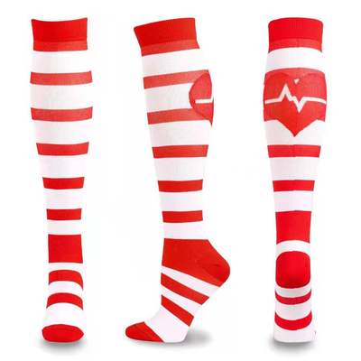 Red Heart Beat High Compression Socks – Crazy Sock Thursdays